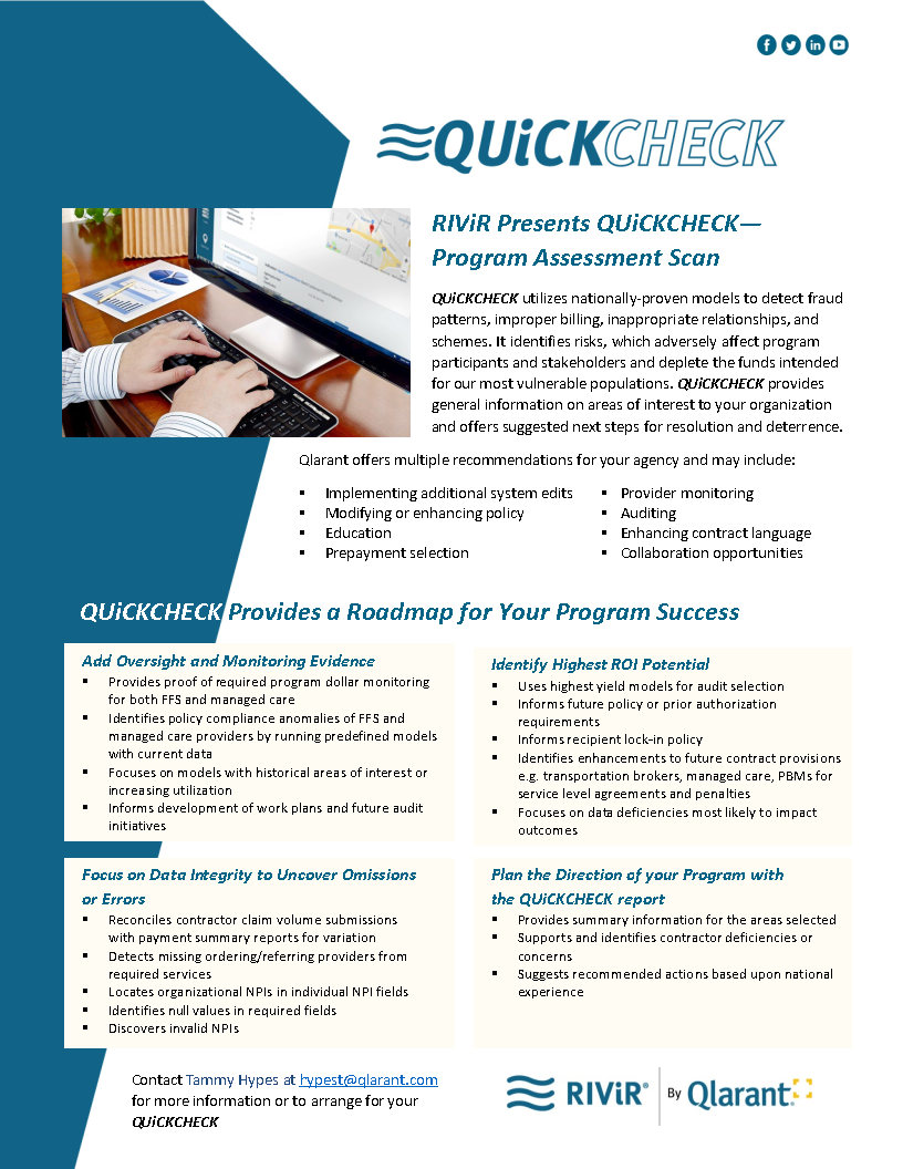 Quickcheck Qlarant
