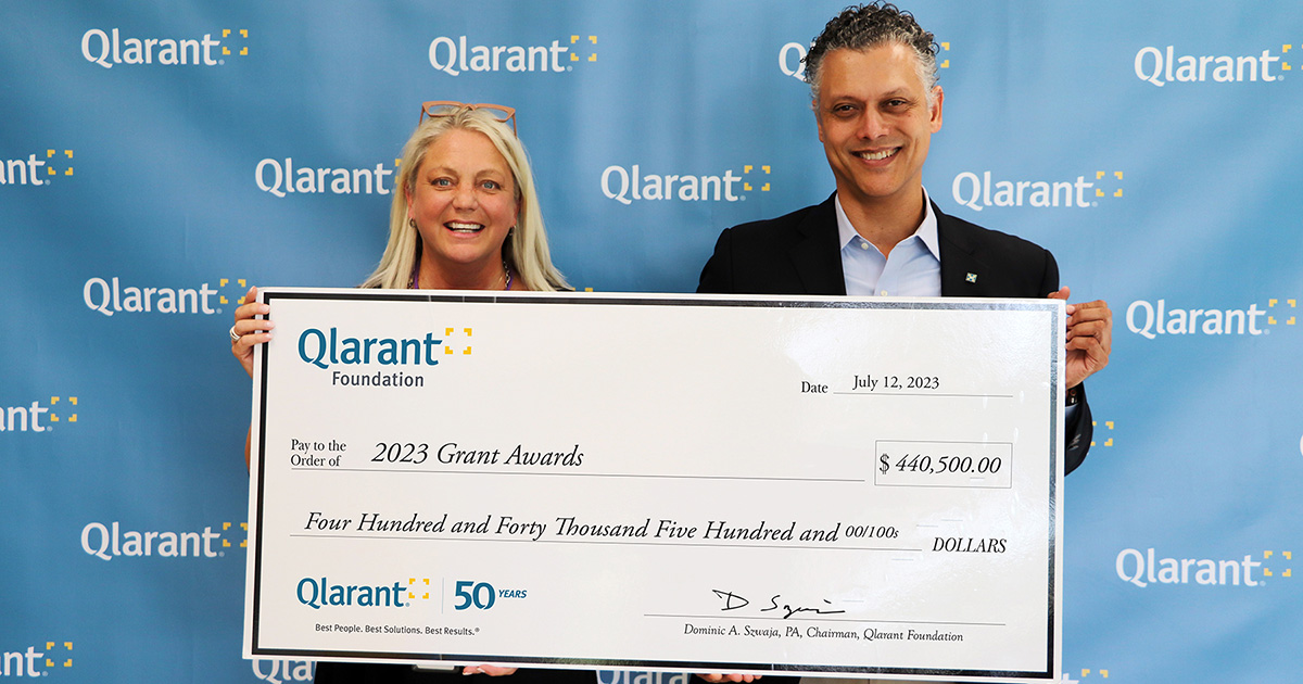 Qlarant Foundation Awards $440,500 to Charitable Organizations - Qlarant